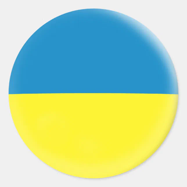 20 small stickers Ukraine flag | Zazzle