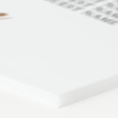 20 Table Large Wedding Guest Seating Chart Foam Board | Zazzle