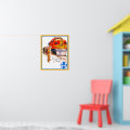 20" x 16" Retro vintage Santa Fe Chief Train ad Poster | Zazzle