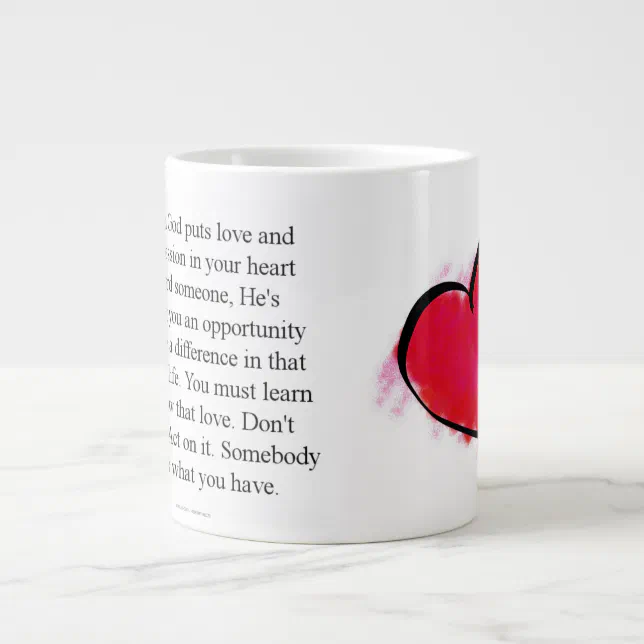 20oz Custom Jumbo Classic Coffee Love Mug Zazz_it | Zazzle
