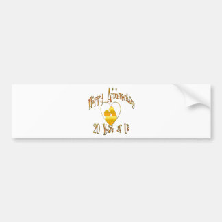 20th Anniversary Stickers | Zazzle
