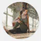 20th Birthday photo Classic Round Sticker | Zazzle