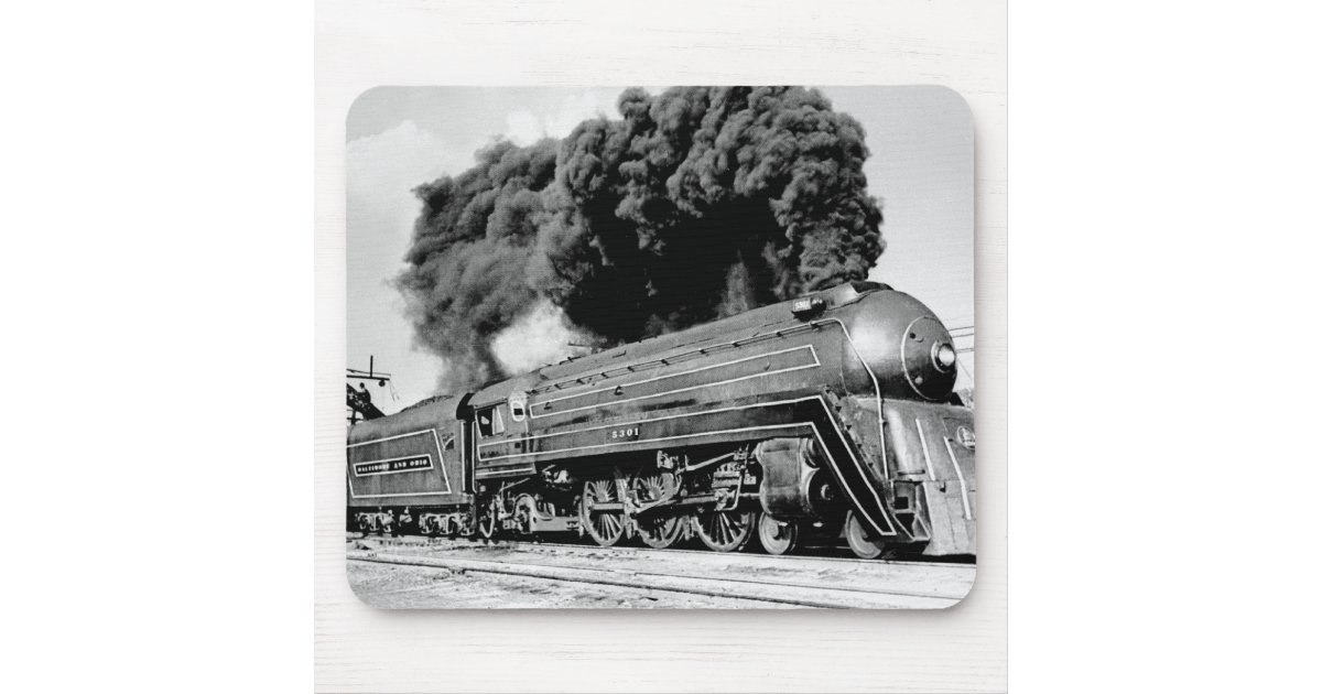 20th Century Limited Train Highball It! Vintage Mouse Pad | Zazzle