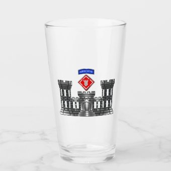 20th Engineer Brigade-Airborne Chrome Castle Glass | Zazzle
