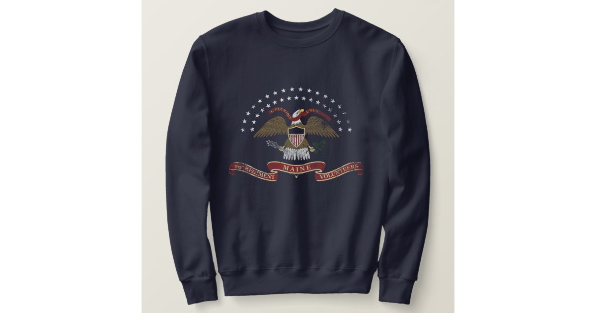20th Maine Emblem - Distressed Sweatshirt | Zazzle