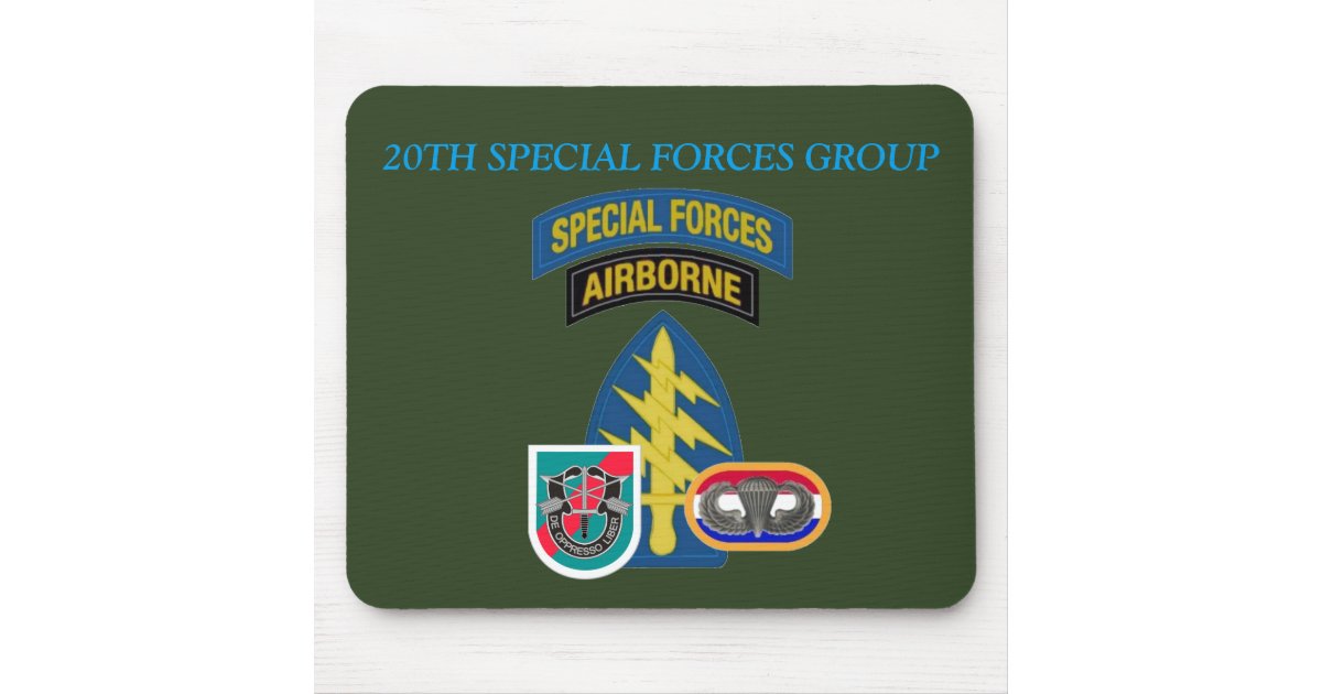 20TH SPECIAL FORCES GROUP MOUSEPAD | Zazzle