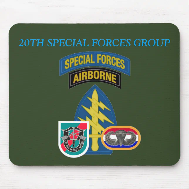 20TH SPECIAL FORCES GROUP MOUSEPAD | Zazzle
