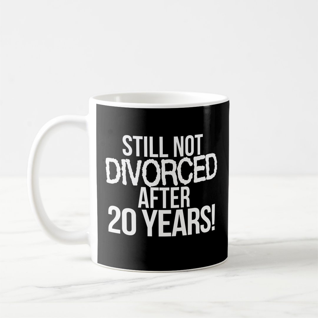 20th Wedding Anniversary Gift Coffee Mug 20 Year | Zazzle