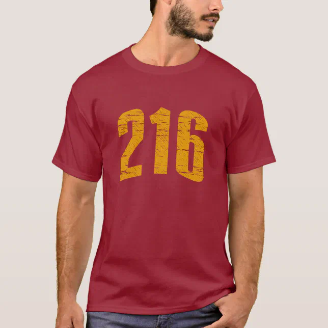 216 (Area Code) T-shirt | Zazzle