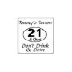 21 and Over Hand Stamp personalized | Zazzle