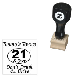 21 and Over Hand Stamp personalized | Zazzle