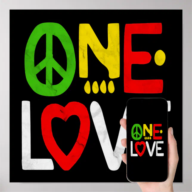 21 One Love Poster | Zazzle