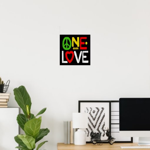 21 One Love Poster | Zazzle