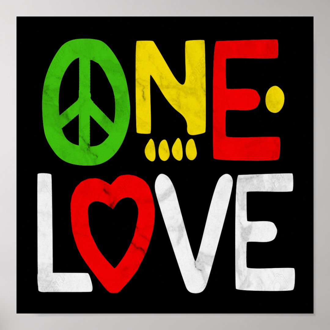 21 One Love Poster | Zazzle