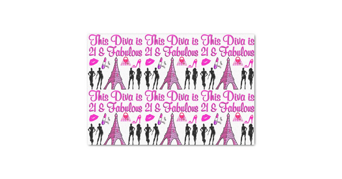 21 YR OLD PARIS LOVER TISSUE PAPER | Zazzle