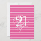 21st Birthday 21 fabulous years PINK typography Invitation | Zazzle