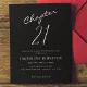 21st Birthday Modern Elegant Calligraphy Script Invitation | Zazzle