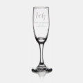 21st Birthday Modern Handwriting Champagne Flute | Zazzle