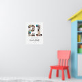 21st Birthday Number 21 Custom Photo Collage Poster | Zazzle
