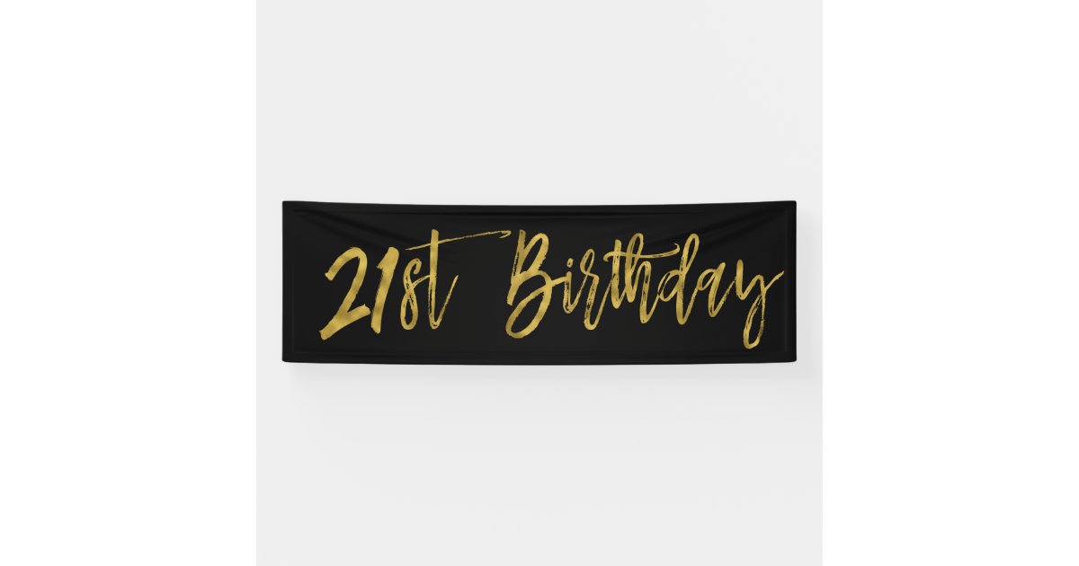 21st Birthday Party Banner | Zazzle