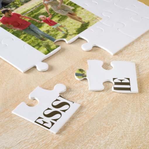 21st Birthday Photo Collage Neutral Number 21 Jigsaw Puzzle | Zazzle