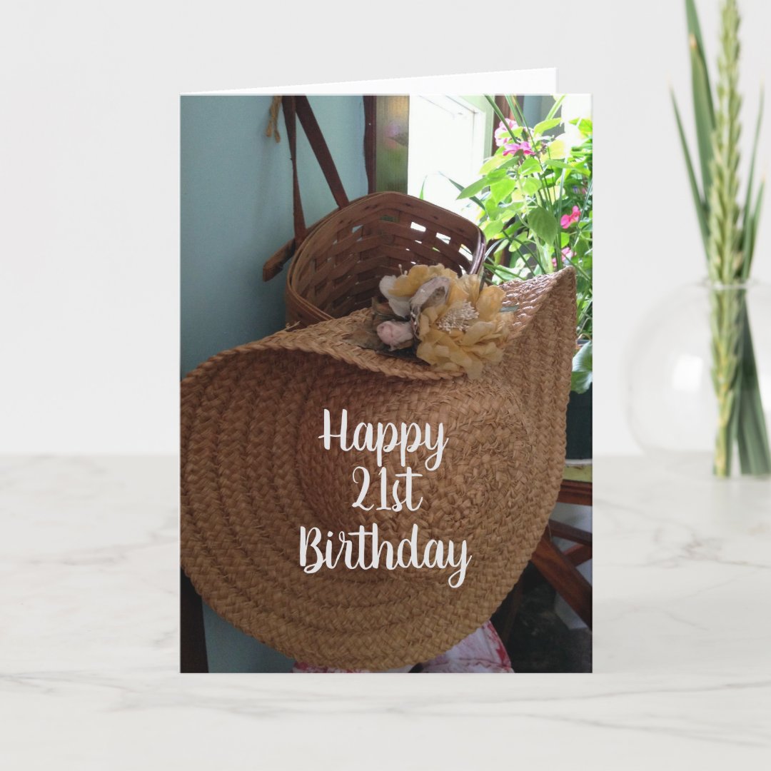 **21st BIRTHDAY** WISHES TO A BEAUTIFUL WOMAN Card | Zazzle