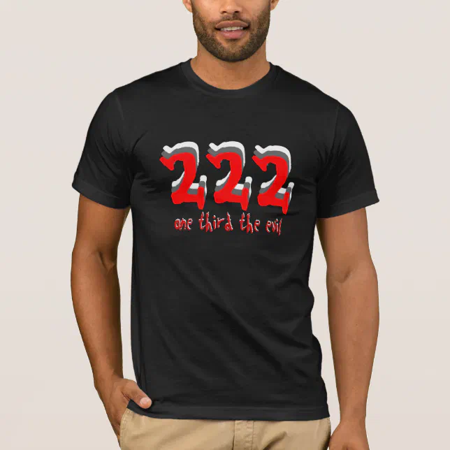 222 (dark shirts) T-Shirt | Zazzle