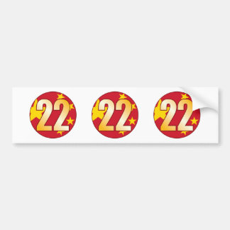 Number 22 Stickers | Zazzle
