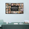 22 Photo Funeral Memorial Banner | Zazzle