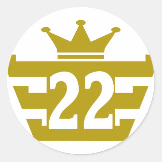 Number 22 Stickers | Zazzle