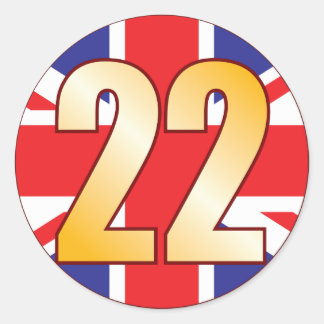 Number 22 Stickers | Zazzle