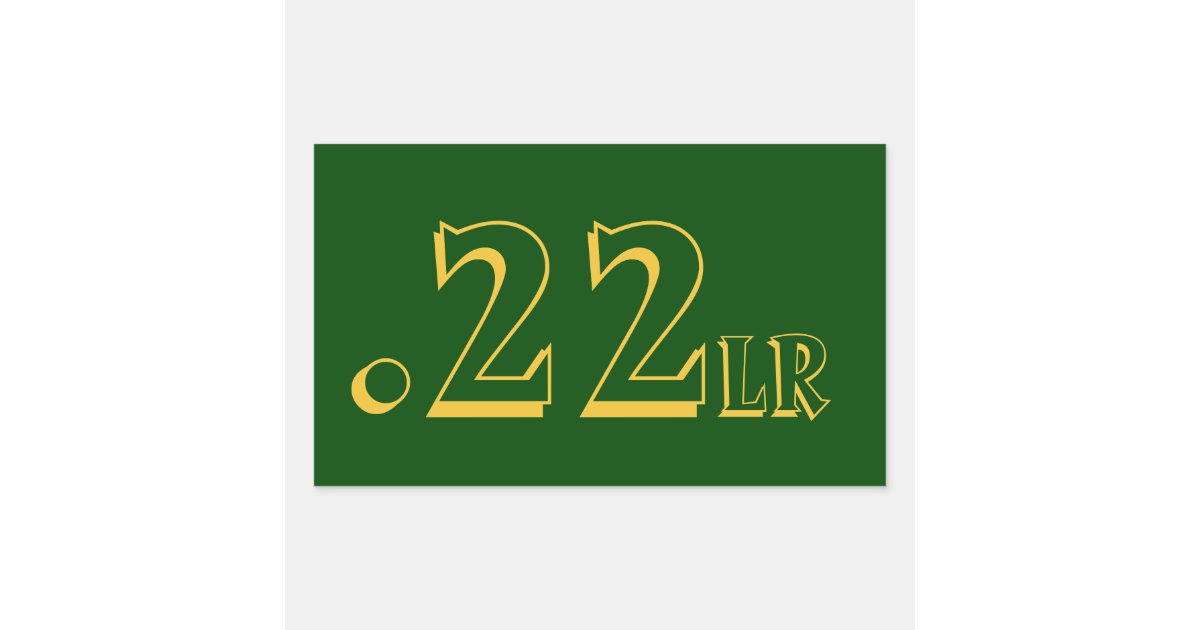.22lr Ammo Sticker | Zazzle