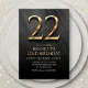 22nd Birthday Invitation | Zazzle