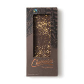23 Karat Gold Flake Chocomize Dark Chocolate Bar | Zazzle