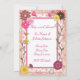 23rd birthday party invitation with floral frame | Zazzle