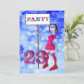 23rd Birthday party sign board invitation | Zazzle