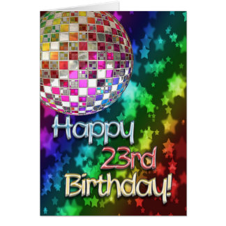 23rd Birthday Cards | Zazzle