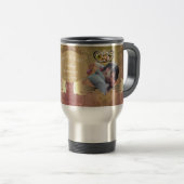 23rd Wedding Anniversary Topaz Claddagh Travel Mug | Zazzle