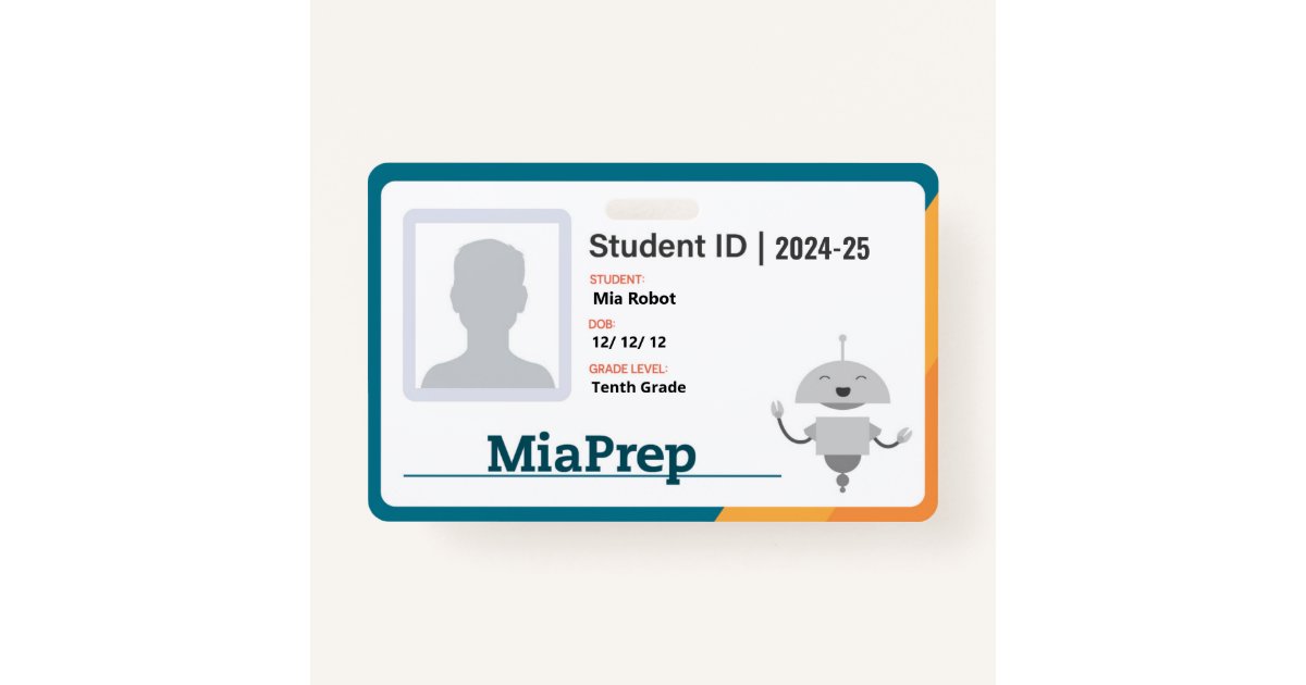 24-25 MiaPrep Badge | Zazzle