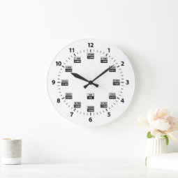 24 Hour Military Style Time Clock | Zazzle