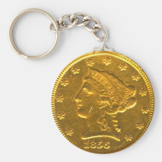 Gold Coin Keychains & Lanyards | Zazzle