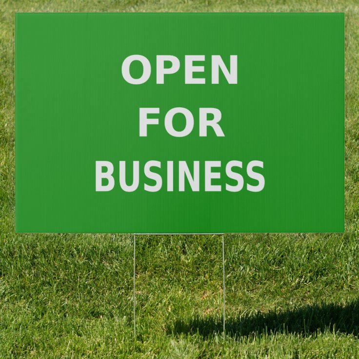 24" x 36" Yard Sign with H Frame | Zazzle