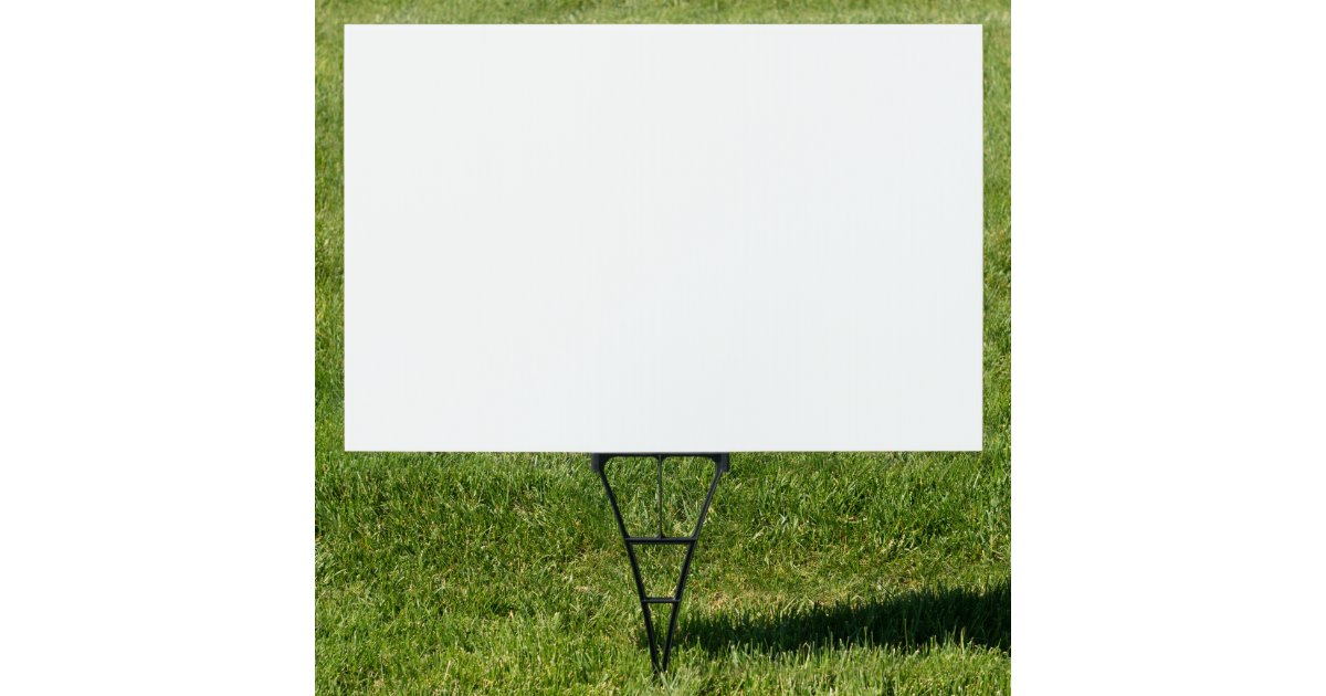24" x 36" Yard Sign with Premium Stake Stand | Zazzle