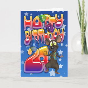 24th Birthday Cards | Zazzle