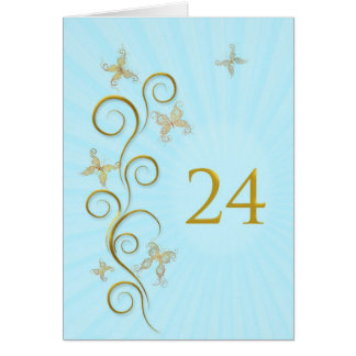 24th Birthday Cards | Zazzle