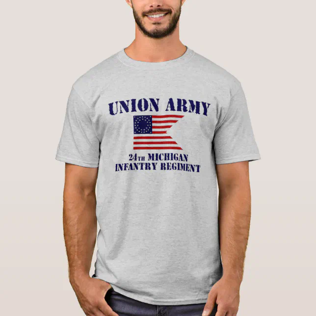 24th Michigan Infantry Regiment, Civil War Shirt | Zazzle