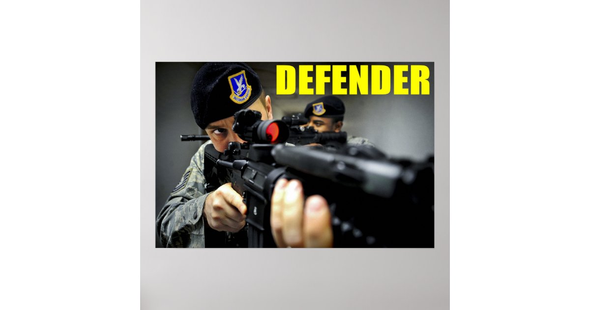 24th Security Forces Poster | Zazzle