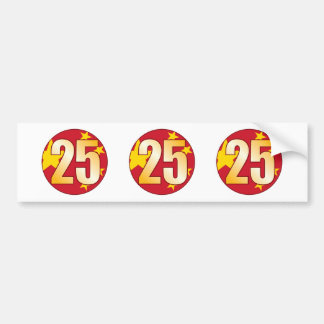 Number 25 Stickers | Zazzle