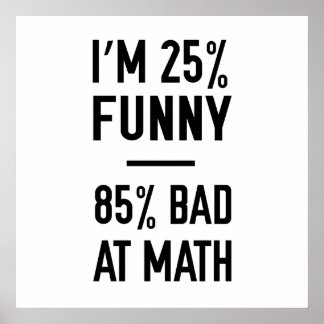 Bad At Math Gifts on Zazzle