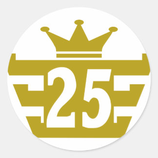 Number 25 Stickers | Zazzle
